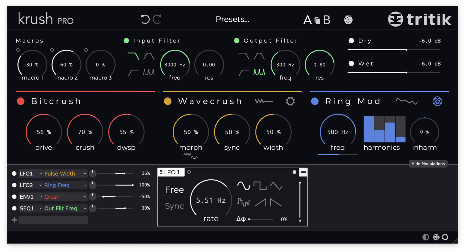 KrushPro - The Ultimate Bitcrusher