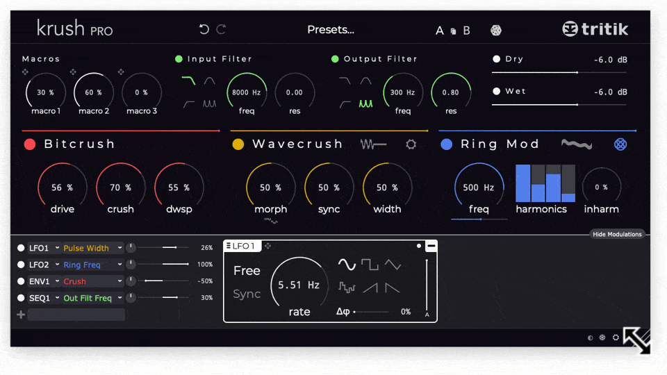 KrushPro - The Ultimate Bitcrusher