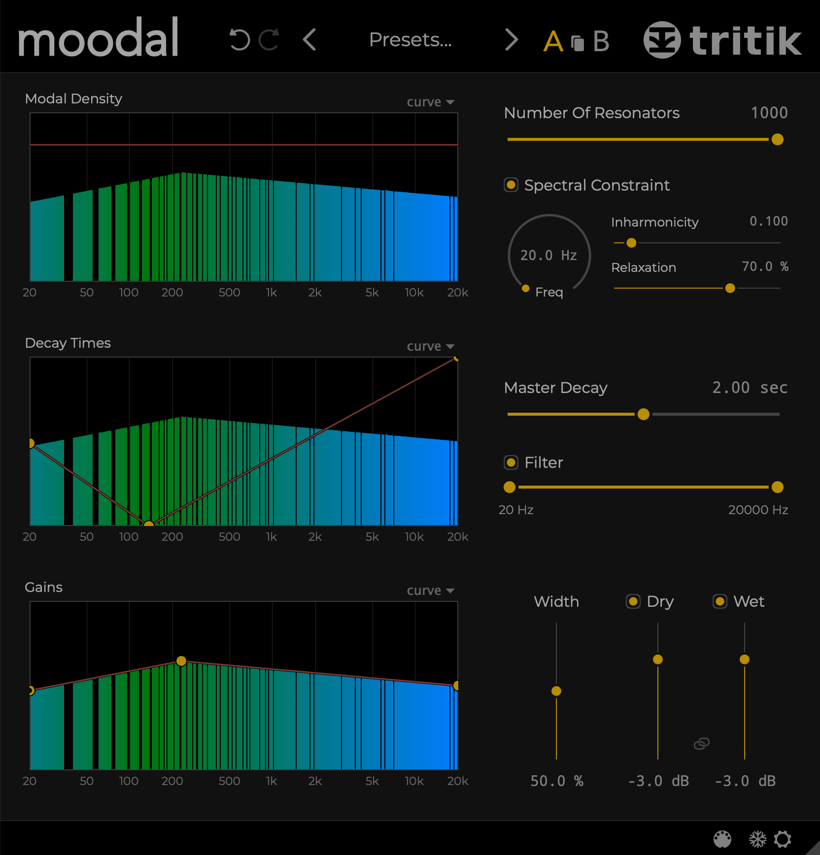 Moodal - Spectral Resonator - Tritik
